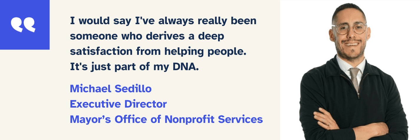 A Conversation with Michael Sedillo, Mayor’s Office of Nonprofit ...